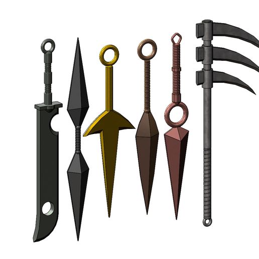 naruto weapons list