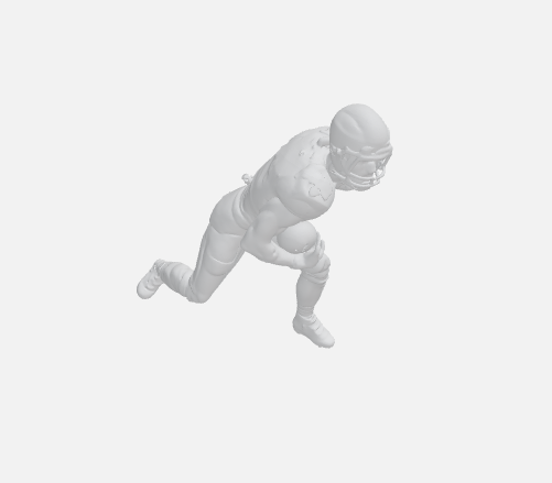 👤 Saquon Barkley - Figure・ OBJ File for 3D printing・Cults
