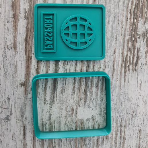 arquivo STL Passport Cutter and Stamp 🛂 ・modelo para impressora 3D para ...