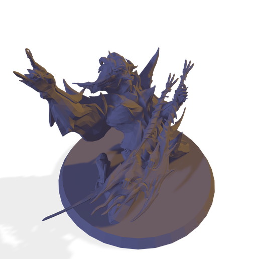 🕍 Warframe 1999 - Temple Heavy Pose・ STL File for 3D printing・Cults