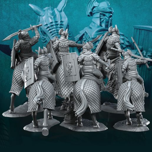 🐉 Regular Dragon Army Cavalry | Dragon Army | Fantasy・ 3D File for 3D ...