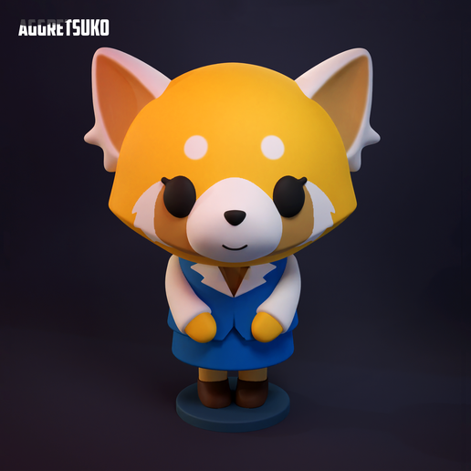 👽 Aggretsuko - Retsuko・ STL File for ・Cults