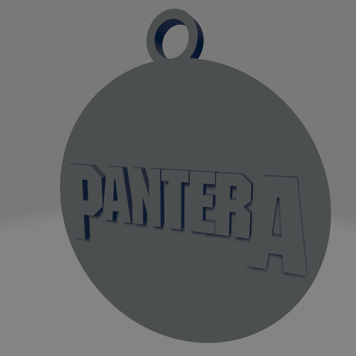 STL file Pantera Keychain 🗝️ ・3D printable design to download・Cults
