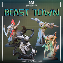 Download 5 3D models from Beast Town listed by MiniaturesBlueprint • 3D ...
