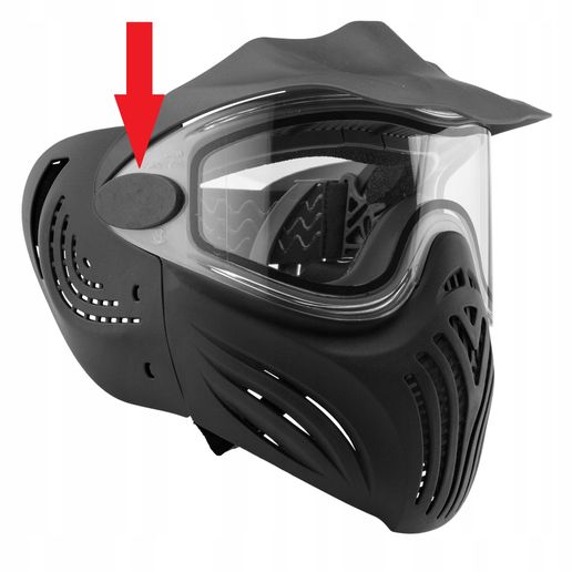 💍 Number tags on the side Empire Helix Paintball Mask from 1 to 10 ...