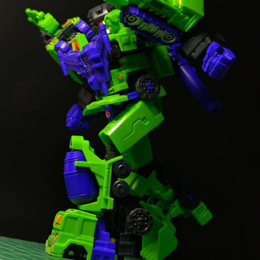 🤖 Blokees defender version transformers devastator full parts combine ...