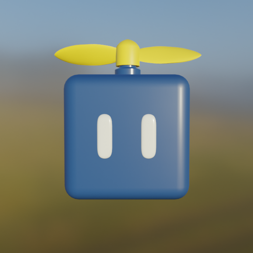 🚁 Propeller Block - Super Mario Bros・ STL File for ・Cults