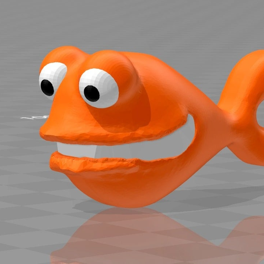 Бесплатный STL файл watergate german fish claus - color printable file ...
