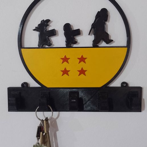 🐉 Dragon Ball Z Key Holder・ STL File for ・Cults