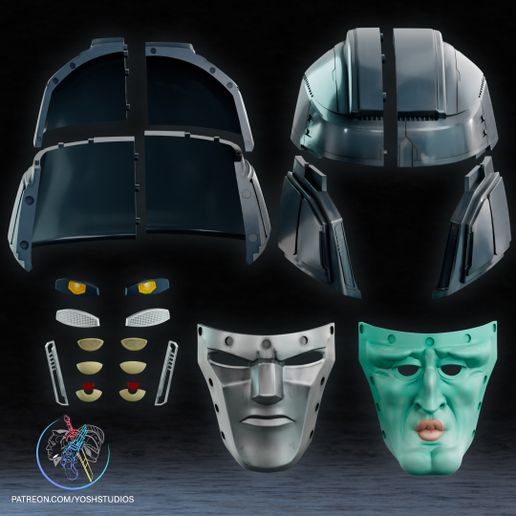 Archivo STL Archivo STL de la impresora 3D Megatron One Mask 🤖 (3MF ...