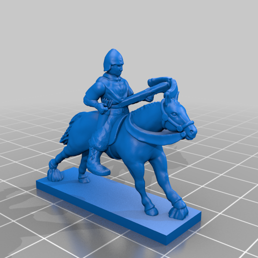 🏹 Late Middle Ages - Generic Light Cavalry・Free 3D File for ・Cults