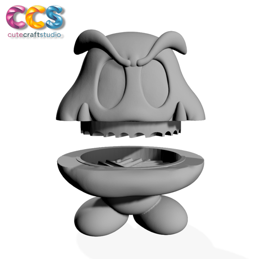 🐉 Grinder Goomba - Mario Bros・ STL File for 3D printing・Cults