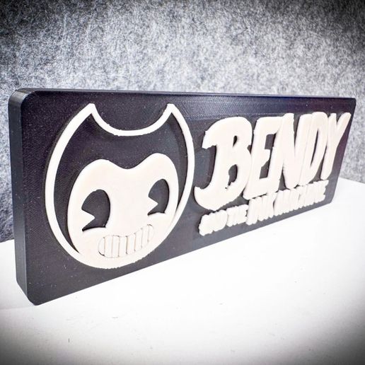 🚩 3D MULTICOLOR LOGO/SIGN - Bendy and the Ink Machine・3D Print with the ...