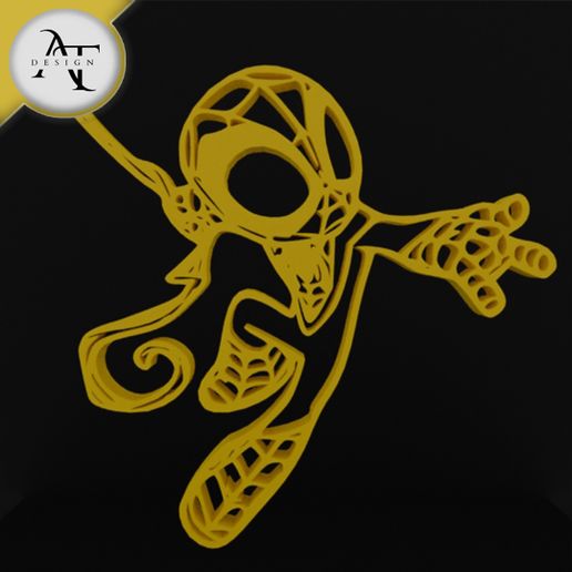 STL file Spidey - Little Spiderman - (Version 4) - Wall Art 🦸‍♂️ ・3D ...