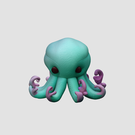 STL file octopus kraken 🐙 ・3D printing idea to download・Cults