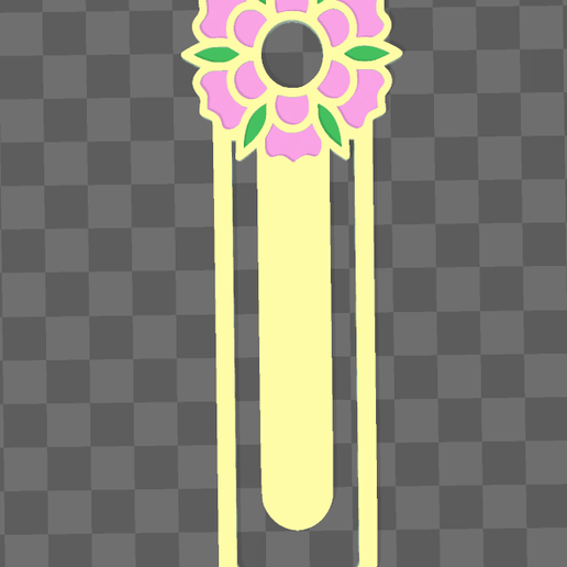 💐 Cute Flower Bookmarks・ STL File for 3D printing・Cults
