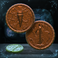 Download 14 3D models from Character Class Tokens listed by ...