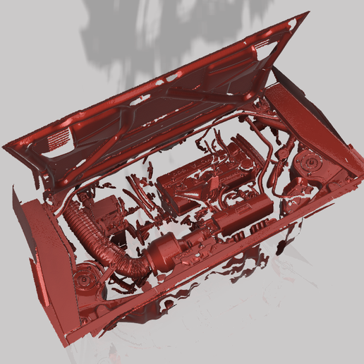 🚗 TOYOTA MR2 MK1 - ENGINE COMPARTMENT - 3D SCAN・ STL File for 3D ...
