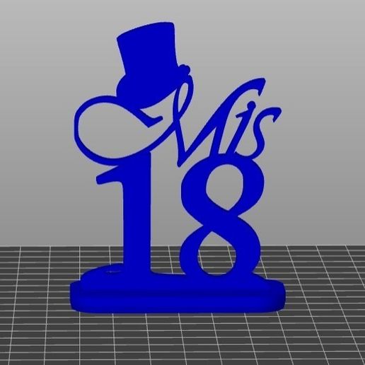 🪞 MIS 18 AÑOS・Archivo 3MF para Impresión 3D・Cults