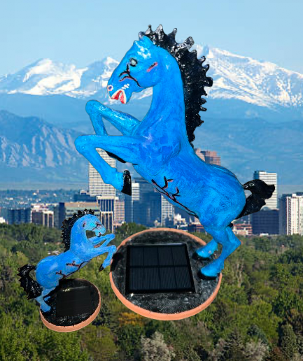 Blucifer / Blue Mustang🐴 *NEW 2025!・ OBJ File for 3D printing・Cults