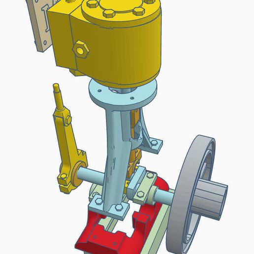 😤 Stationary Steam Engine G-Scale (1:24)・ STL File for 3D printing・Cults