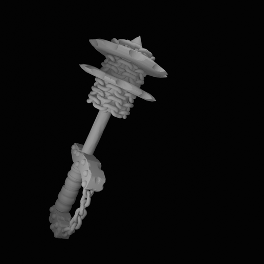 🔫 Junk Mace・Free STL File for 3D printing・Cults
