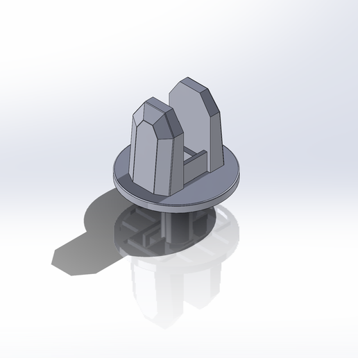 💪 Action Base 5 base to arm connector・ STL File for 3D printing・Cults