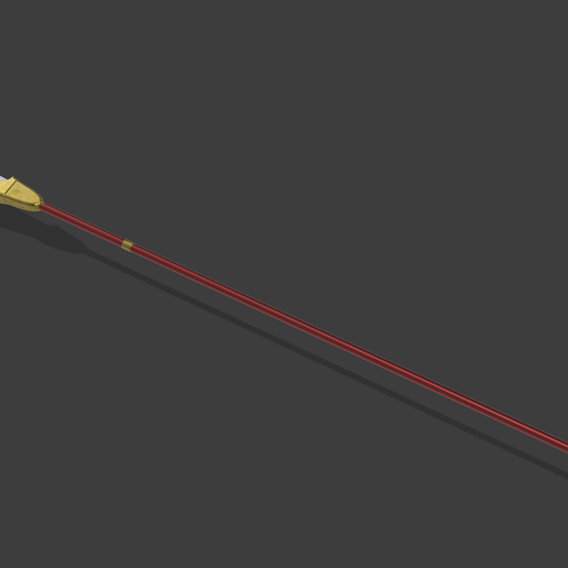 🔫 Jujutsu Kaisen Maki Zenin Naginata Speer-Waffe・ 3D Datei für 3D-Druck ...