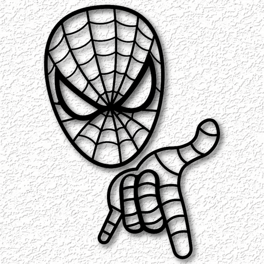 spiderman throwing web drawing