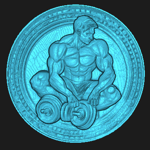 3D file BODYBUILDER 5 🎄 ・Template to download and 3D print・Cults