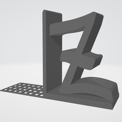 📚 Book End A,Z・Free STL File for 3D printing・Cults
