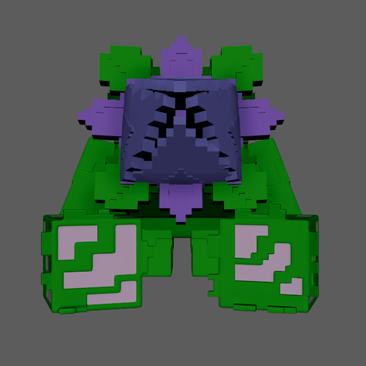 🧸 Minecraft Leap Leaf Minifigure・ STL File for 3D printing・Cults