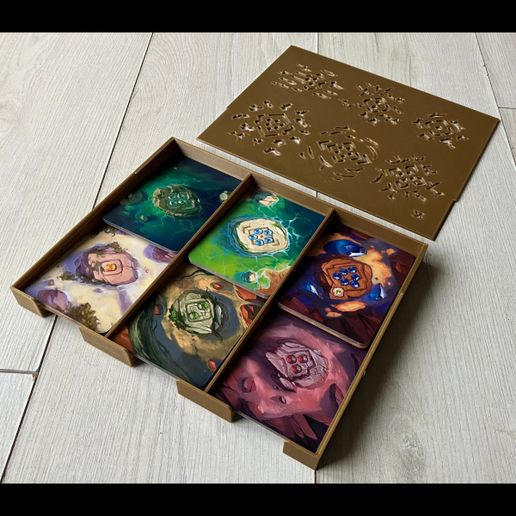 ♟ Arnak V.3, Part 3: Encounter card tray・Free 3D File for ・Cults