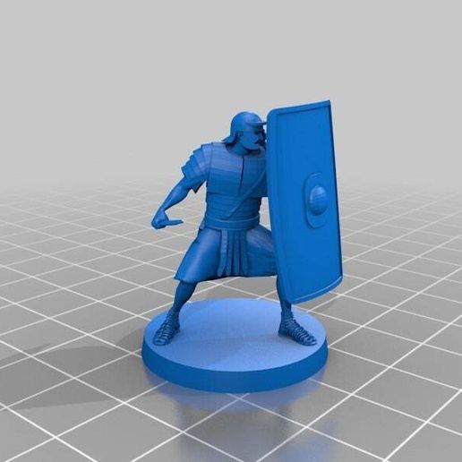 🫡 28mm Roman soldier "Still Work in progress" preview・Free STL File for ...