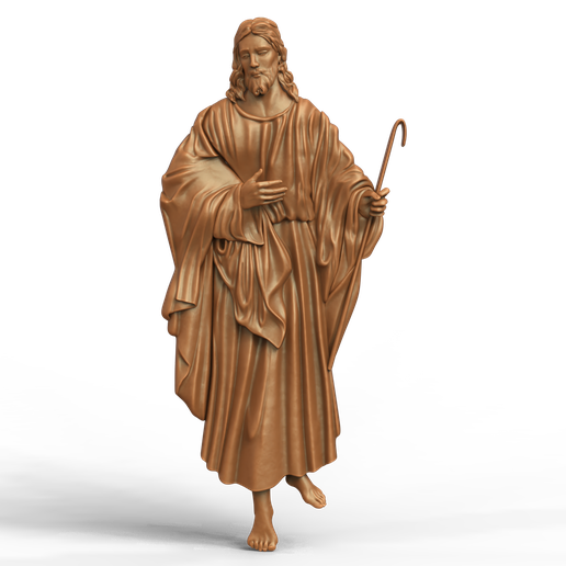 3D file 3D Model STL File for CNC Router Laser & 3D Printer 2512 Jesus ...