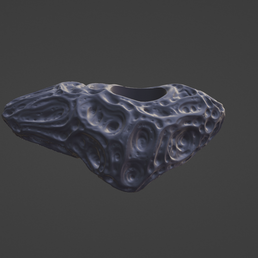 🪨 Rock Relief Feeding Ledge with FREE Cup STL !!・ 3D File for 3D ...