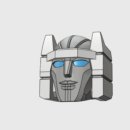 🤖 Combiner Wars Airraid head G1 toon look・ STL File for 3D printing・Cults