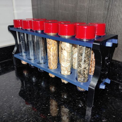 STL file Tubet Spices organizer 🍽️ ・Model to download and 3D print・Cults