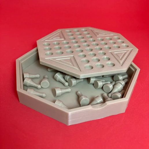 🎲 Peg Solitaire・ STL File for 3D printing・Cults