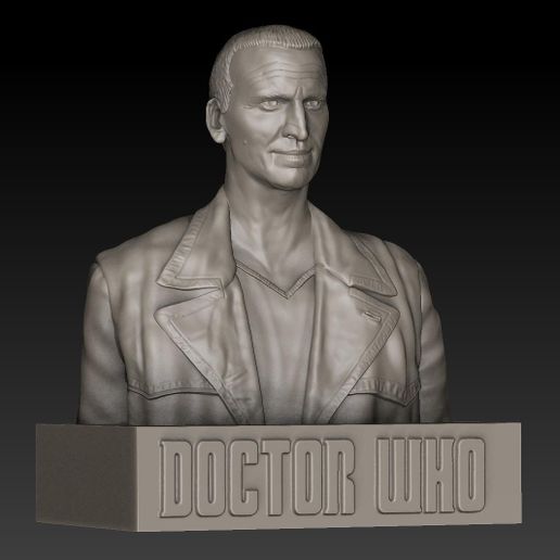 STL file DOCTOR WHO CHRISTOPHER ECCLESTON 🩺 ・3D printer design to ...