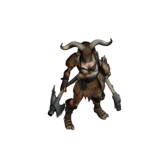 ♀️ Female Minotaur・ STL File for 3D printing・Cults