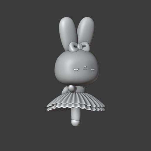 STL file Rabbit 🐇 ・3D print design to download・Cults