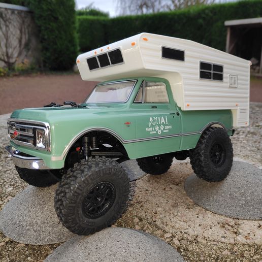 🚙 Axial SCX24 Chevrolet Chevy C10 Camping shell lightweight・ STL File ...