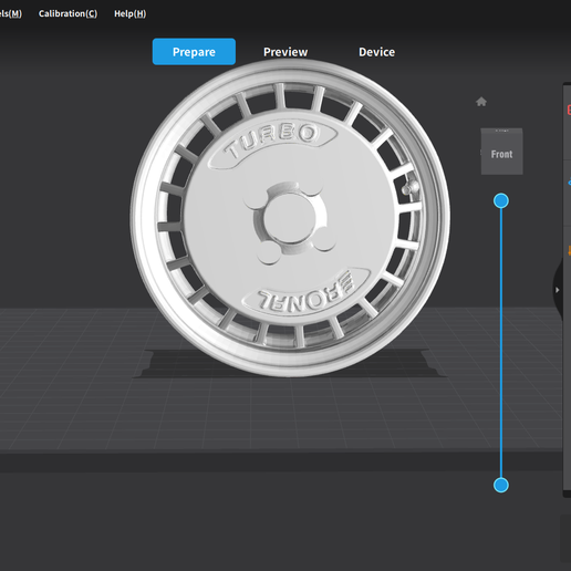 STL file Ronal Turbo Rim 🚗 ・Model to download and 3D print・Cults
