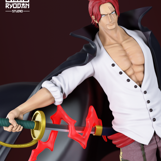 👾 SHANKS ONE PIECE・ 3D File for 3D printing・Cults
