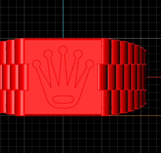 STL file rolex RADO RINGS FOR MEN 3D PRINTABLE MODEL 💎 (OBJ)・Model to ...