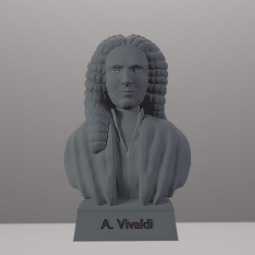 🗿 Antonio Vivaldi・ STL File for ・Cults