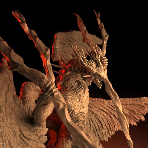 💍 Lichdragon Fortissax・ STL File for ・Cults