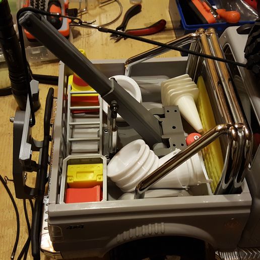 🚐 Cross-RC PG4 Wrecker / Abschlepper Mount Kit Trailer・ STL File for ・Cults