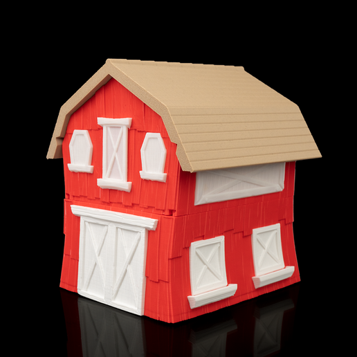 🚜 Animal Barn Container・ 3D File for 3D printing・Cults